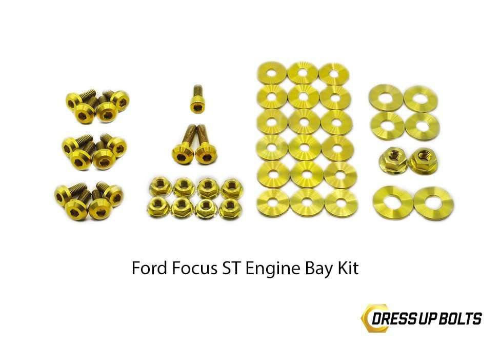 Ford Focus ST (2011-2014) Titanium Dress Up Bolt Engine Bay Kits ...