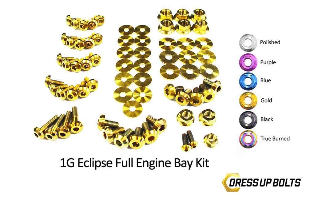Mitsubishi 1G Eclipse (1990-1994) Titanium Dress Up Bolts Mitsubishi 1G Eclipse (1990-1994) Titanium Dress Up Bolts