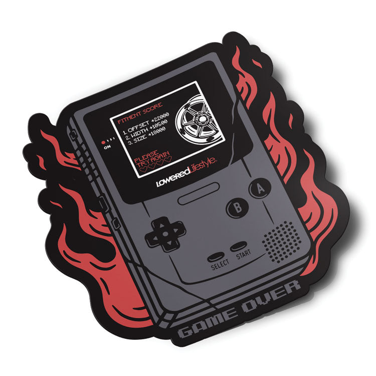 Sticker – Game Over – Lowered Lifestyle