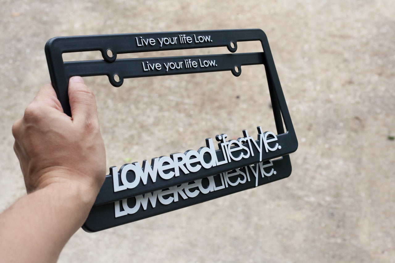Lowered Lifestyle License Plate Frame