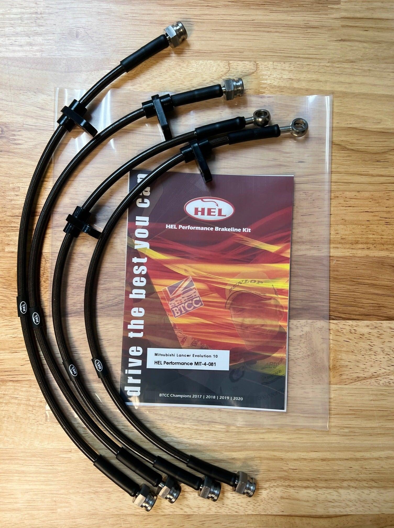 HEL Performance Braided Brake Lines for Mitsubishi Lancer Evolution X ...